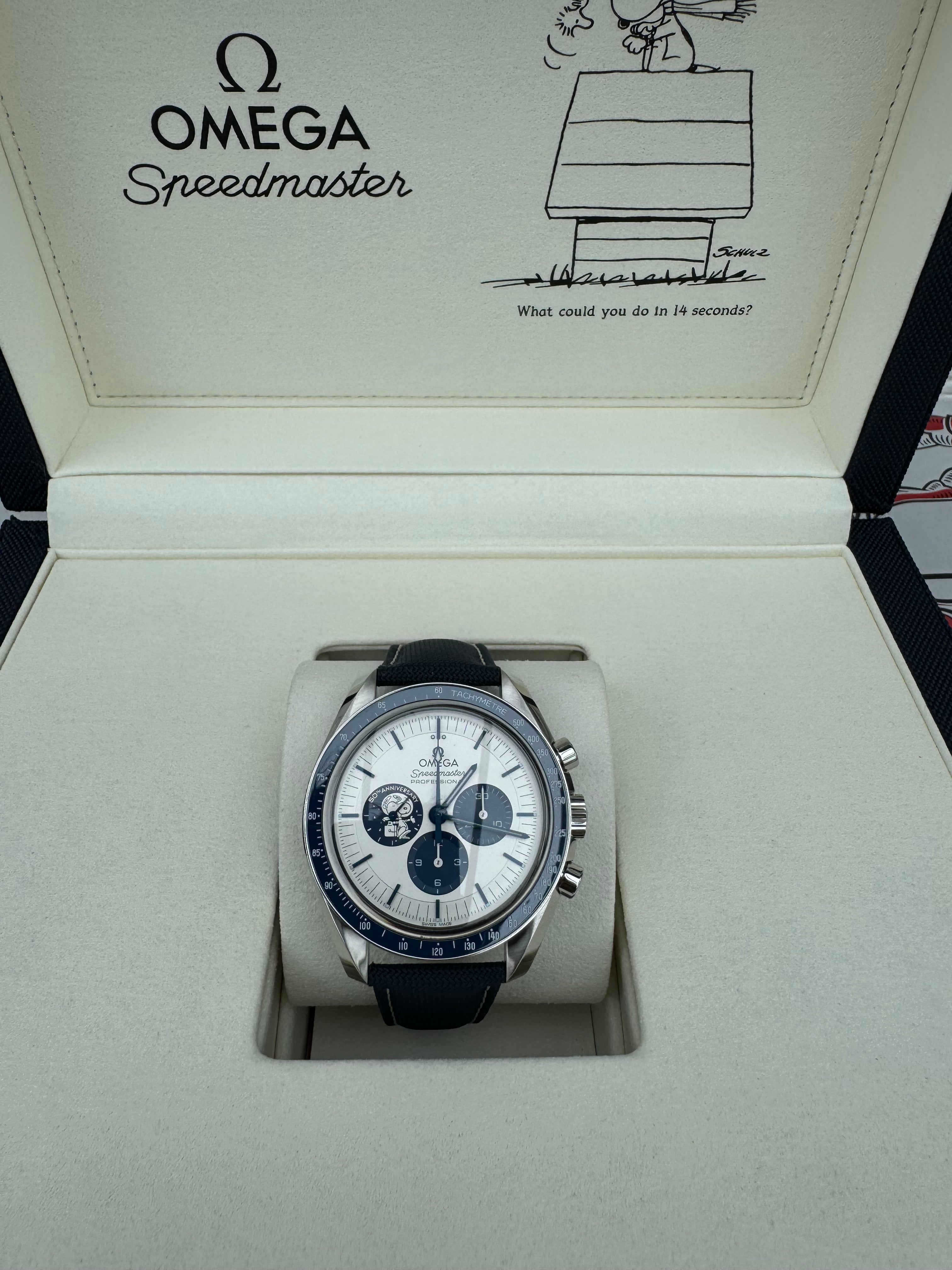 Omega Speedmaster Snoopy 50th anniversary – Chrono Crown